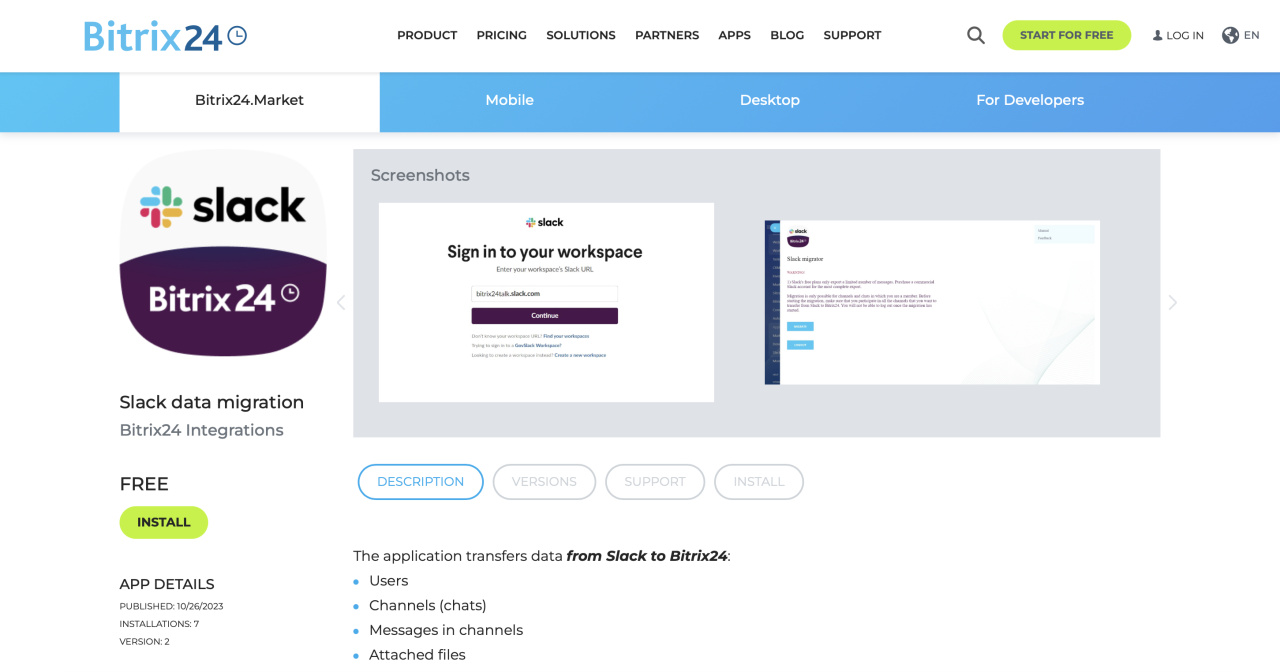 Slack data migration (beta)